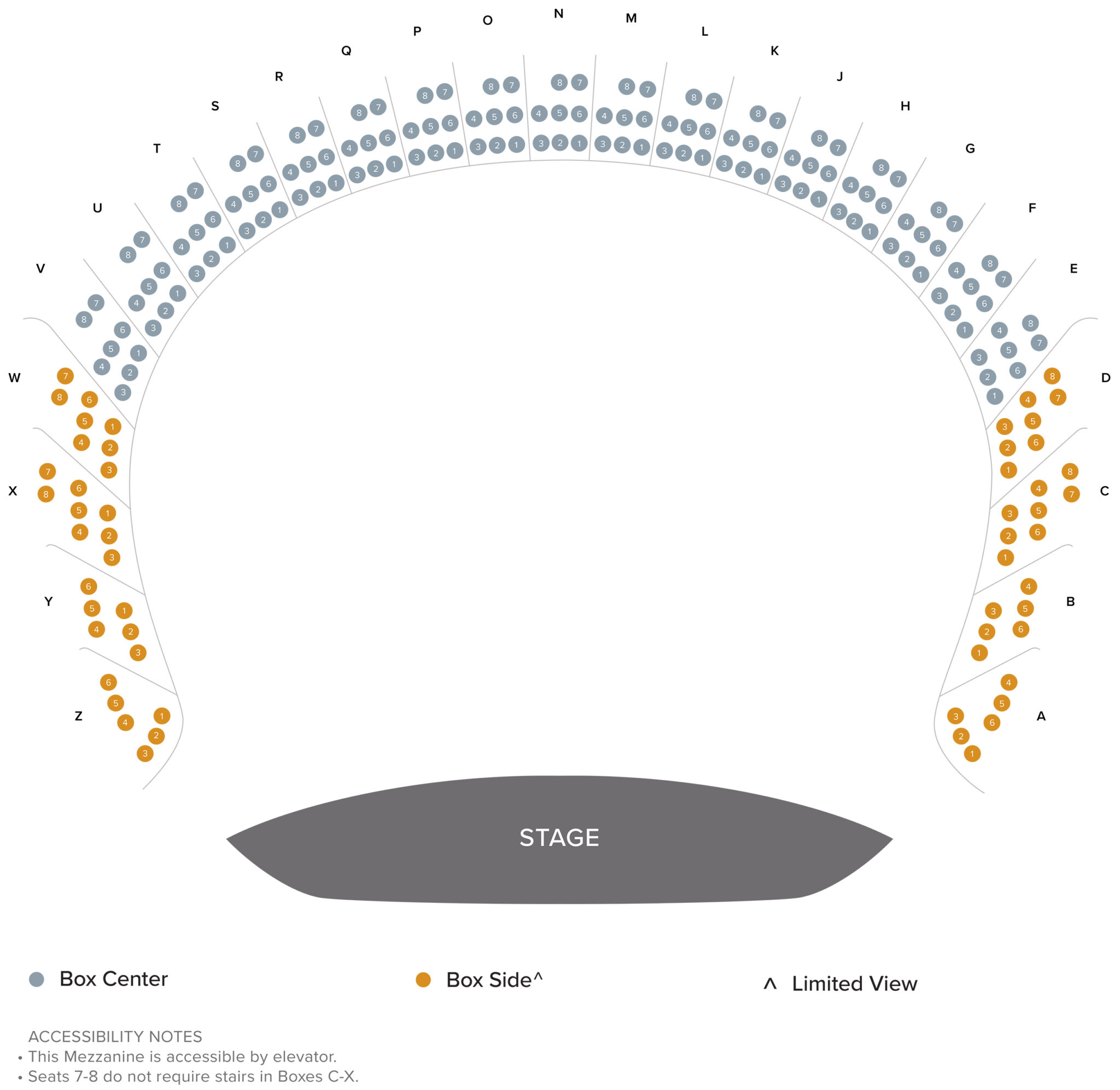Nutcracker Seat Maps - San Francisco Ballet