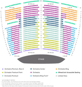 Repertory Seat Maps - San Francisco Ballet
