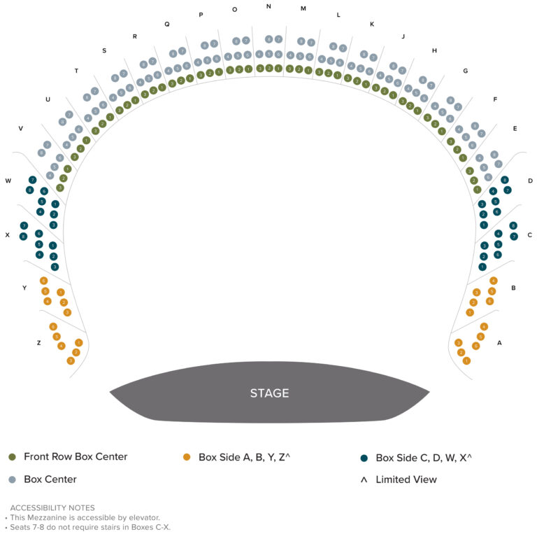 Repertory Seat Maps - San Francisco Ballet
