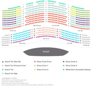 Repertory Seat Maps - San Francisco Ballet